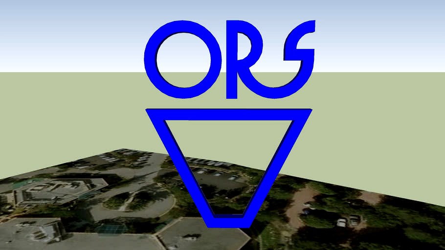 ORS Logo - Sophia Antipolis 3d model