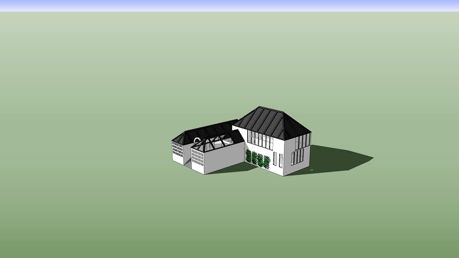 Modern Mansion 3d model