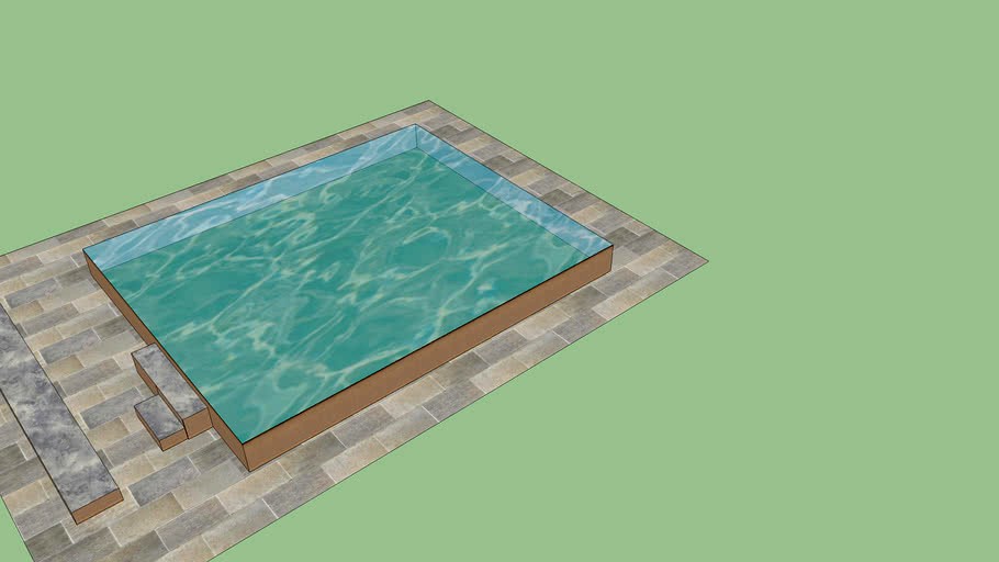 piscine 3d model