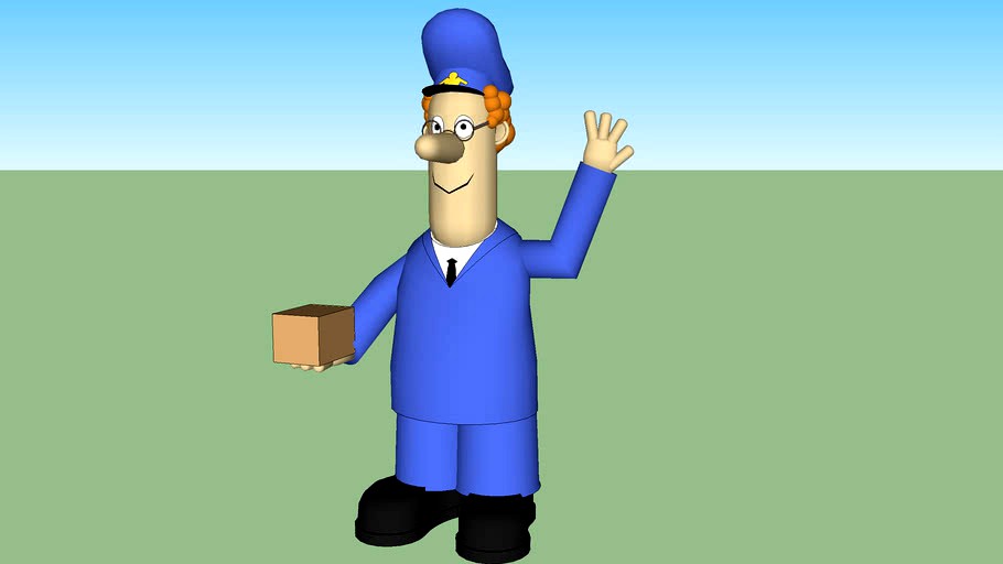 pOstmAn pAt 3d model