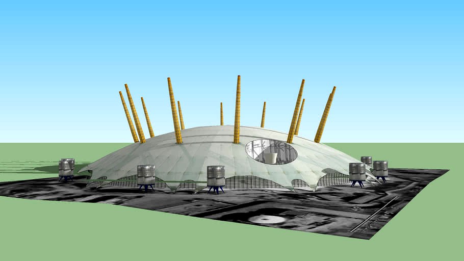 The O2 Millennium Dome 3d model