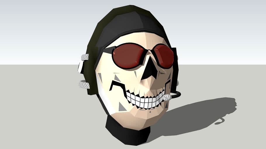 MW2 Ghost Head 3d model