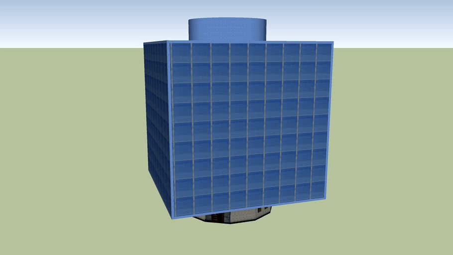 Edificio Cubo 3d model