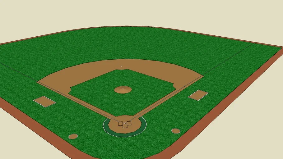 baseball field 3d model