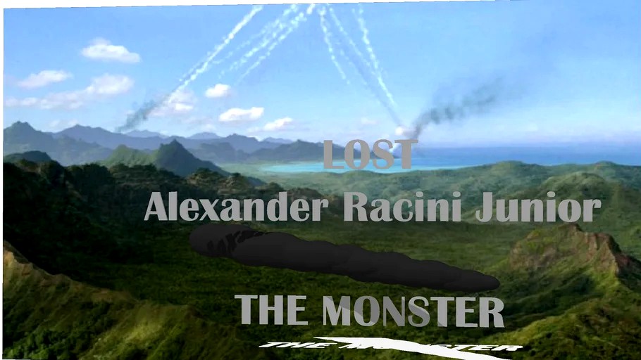 LOST TV Series The Monster 3d model