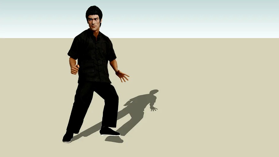 bruce lee 3d model
