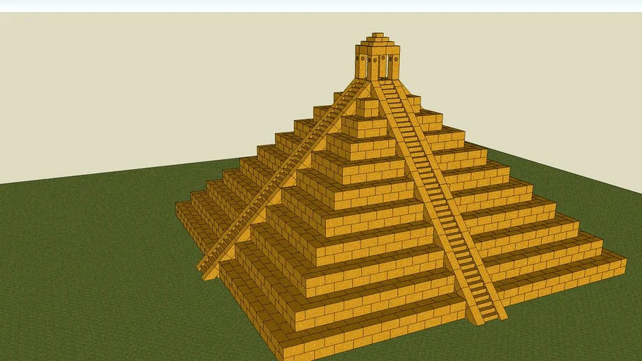 The Grand Golden Pyramid! 3d model