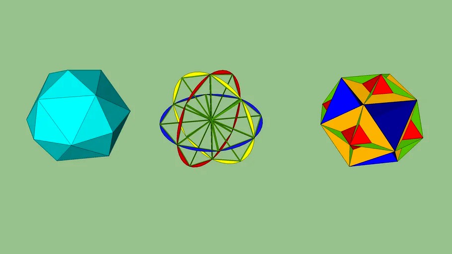 GEOMETRIE CON QUADRATI 3d model