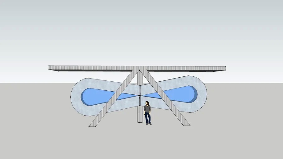 infinity building 3d model