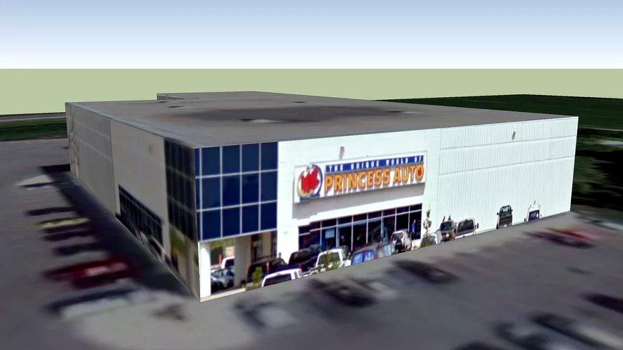 PRINCESS AUTO 3d model