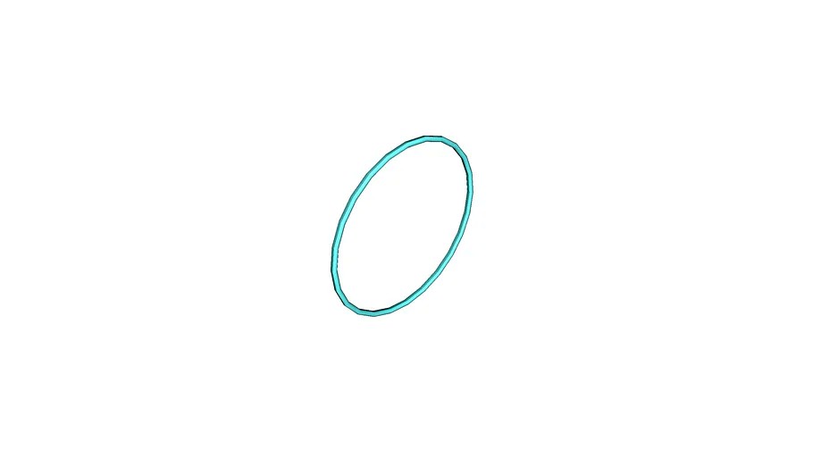 O-Ring Radial Dynamic Application (Internal) 3d model