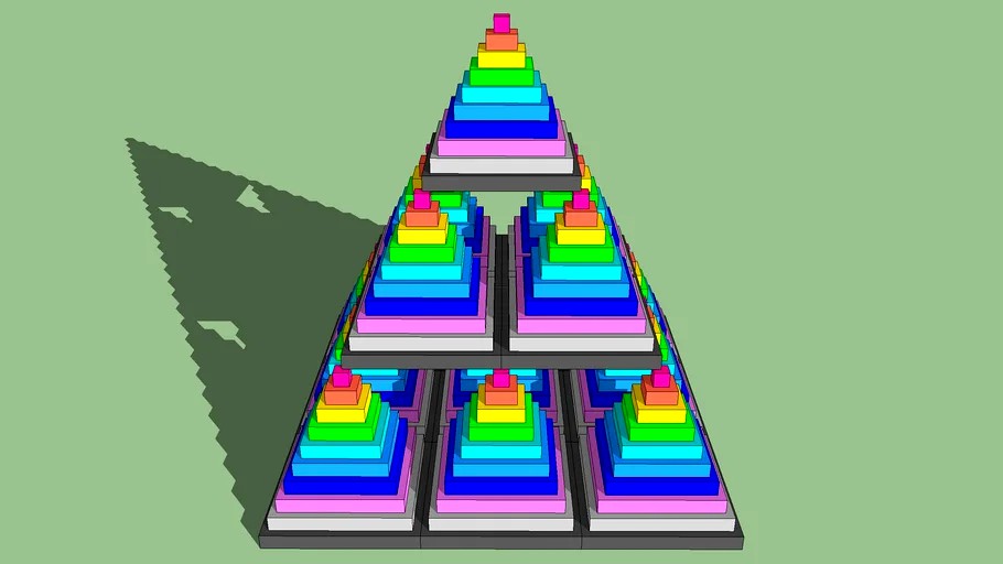 3D Triangle - 3 Sketchup model