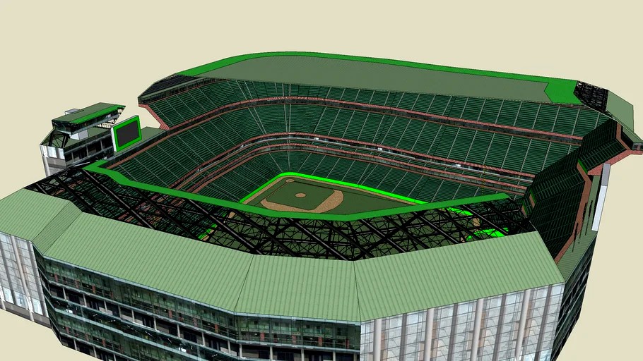 MLB Stadium 3d model
