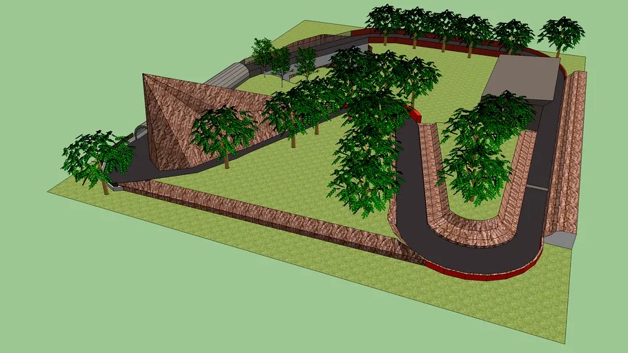 Hilltop Point Circuit 3d model