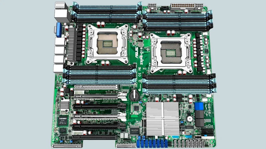 Asus Z9PE-D16 3d model