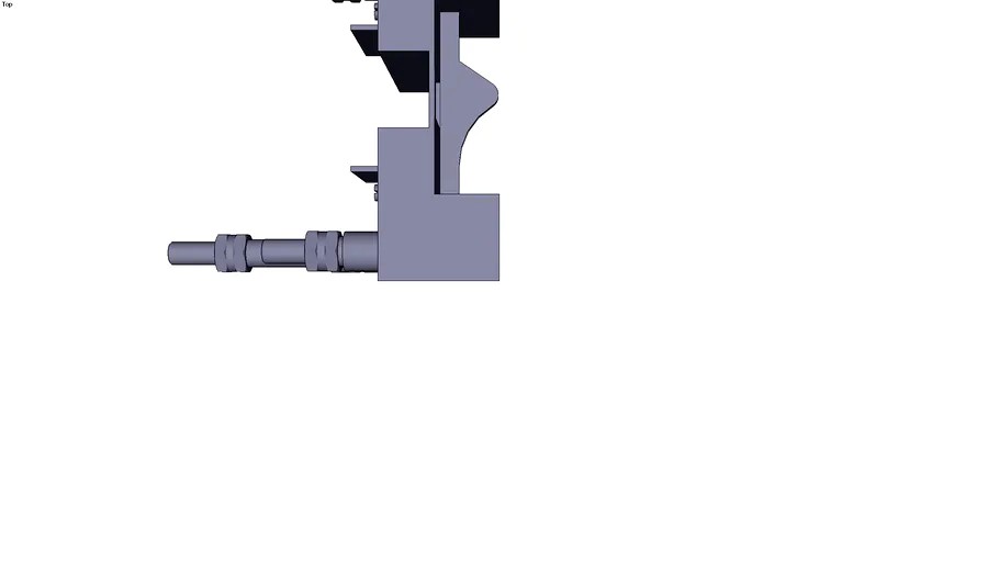 Rear terminal mounting base - for DPX/DPX-I 160 - 3P 3d model