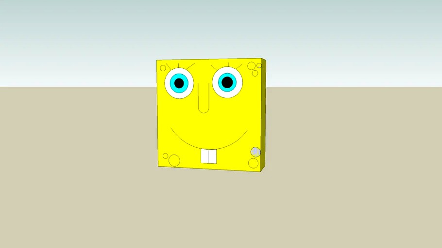 spongebob body 3d model