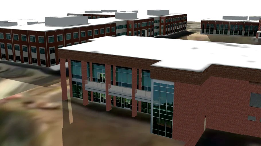 ORNL East Campus Private Development 3d model