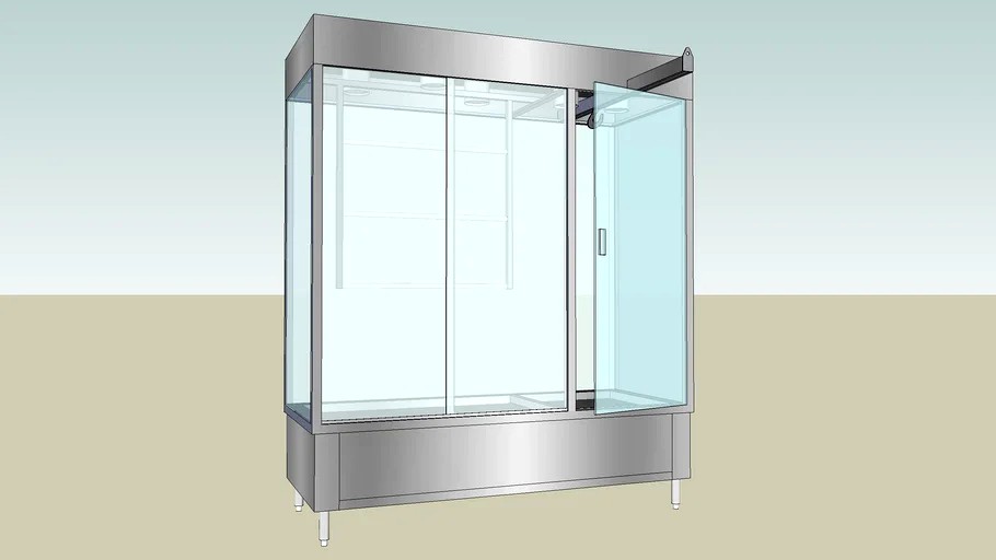 BBQ Display Case 3d model