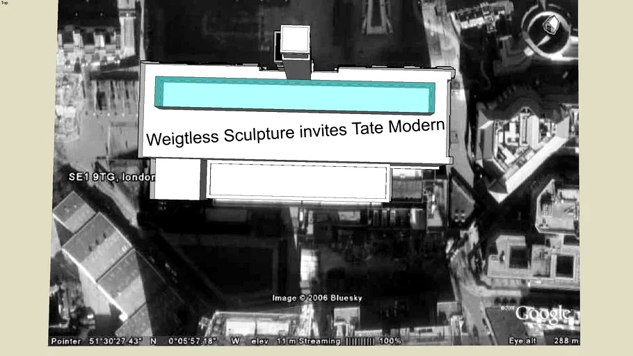 Weightless Sculpture Invites Tate Modern 3d model
