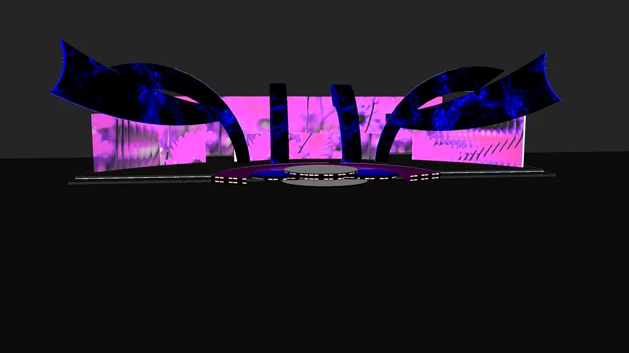 Eurovision stage 3d model