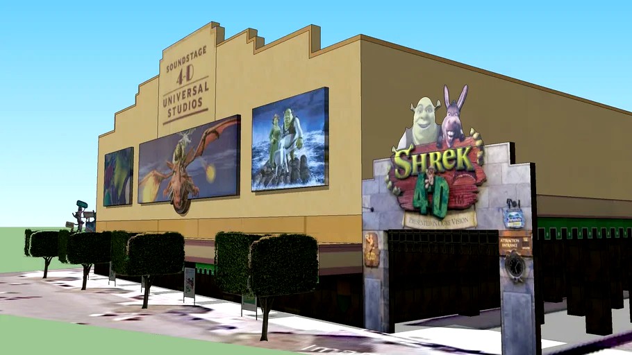 shrek studio 3d model