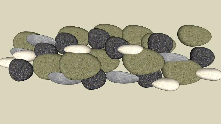 pebbles 3d model