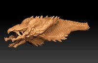 dirt dragon tremors 3d model