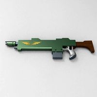 Warhammer 40K Kantrael Pattern Lasgun Gun 3D Printable model
