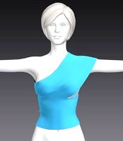 Woman T-Pose V2 3d model