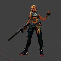 VALORANT RAZE | 3D model