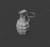 Hand Grenade MK2 3d model