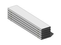 Concrete Slab Formwork - Revit Family 3d model