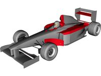 Ferrari F1 3D CAD Model
