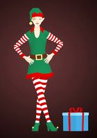 Low poly Cartoon Elf Female Basemesh 001 - 190709 3d model