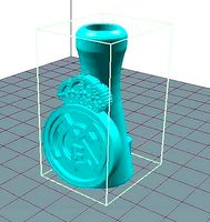 hulk hookah mouthpiece 3D print model shisha