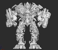 Transformers - Ironhide Kit by BlockMotion 3d model