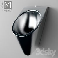 URINAL Dry System - MINGITORIO Sistema Seco - Toilet - ferrum 3d model