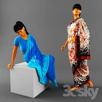 Sari 3d models