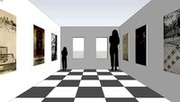 Ames Room Optical Illusion 3D Model