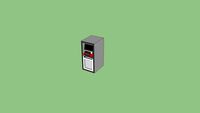 ATM Machine Revit Family 3d model